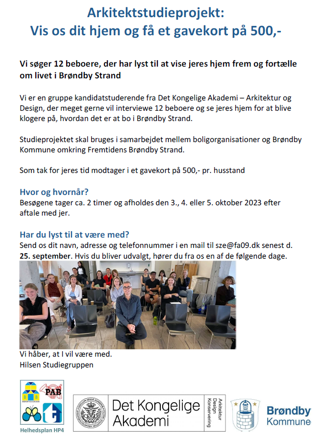 Vis os dit hjem og få 500,- | Brøndby Strand